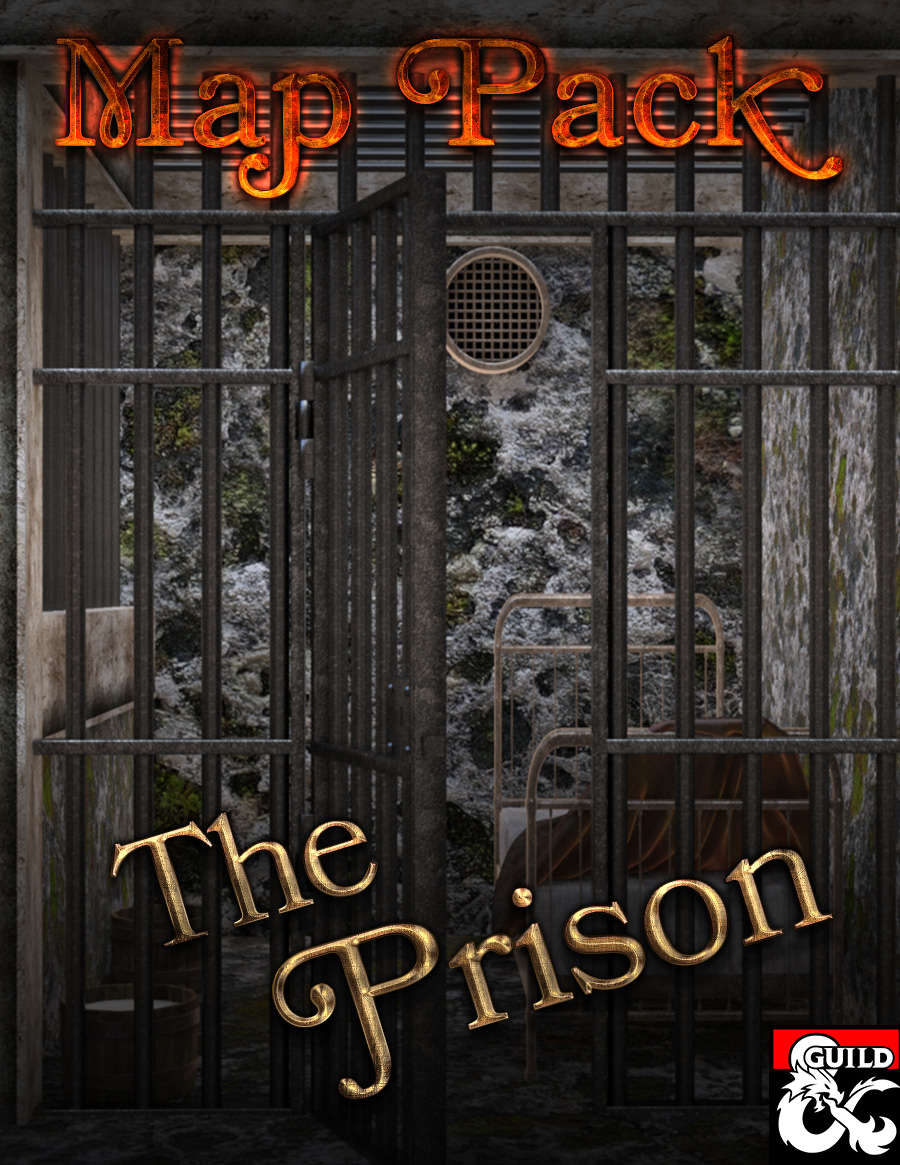 Map Pack - The Prison - Dungeon Masters Guild | DriveThruRPG