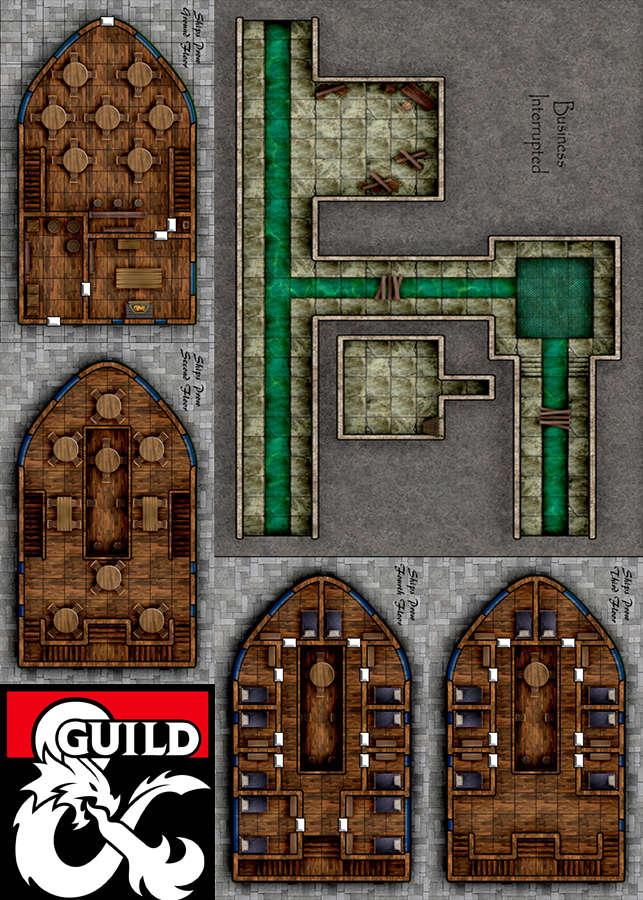 DDAL08-03 - Dock Ward Double Cross Map Pack - Dungeon Masters Guild ...
