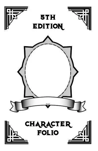 5e Character Folio Booklet - Dungeon Masters Guild | DriveThruRPG