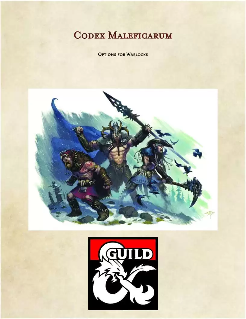 Codex Maleficarum - A Book of Warlock Options - Dungeon Masters Guild ...
