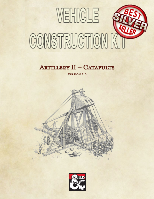 Vehicle Construction Kit: Artillery II - Catapults - Dungeon Masters ...