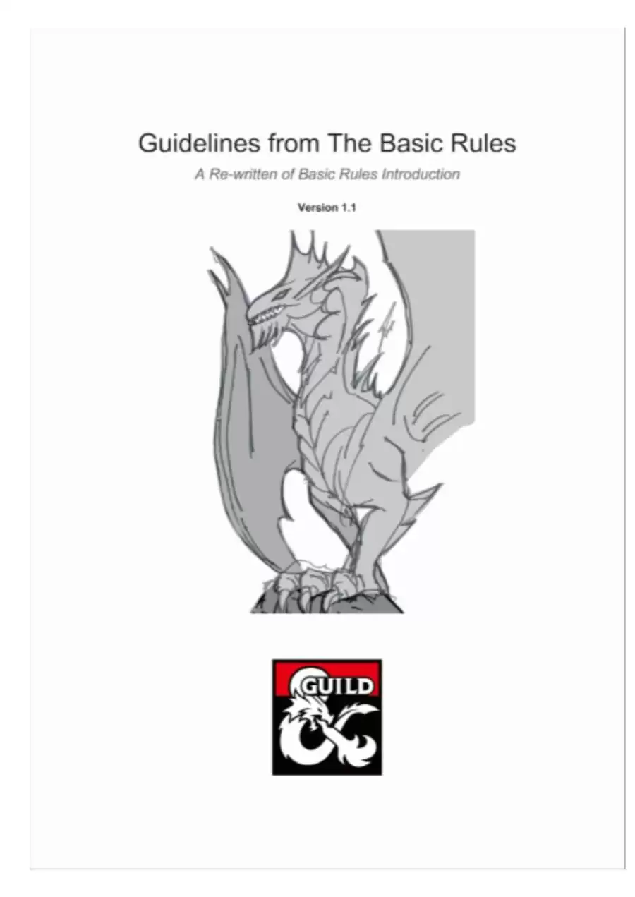 Guidelines from the Basic Rules - Dungeon Masters Guild | DriveThruRPG