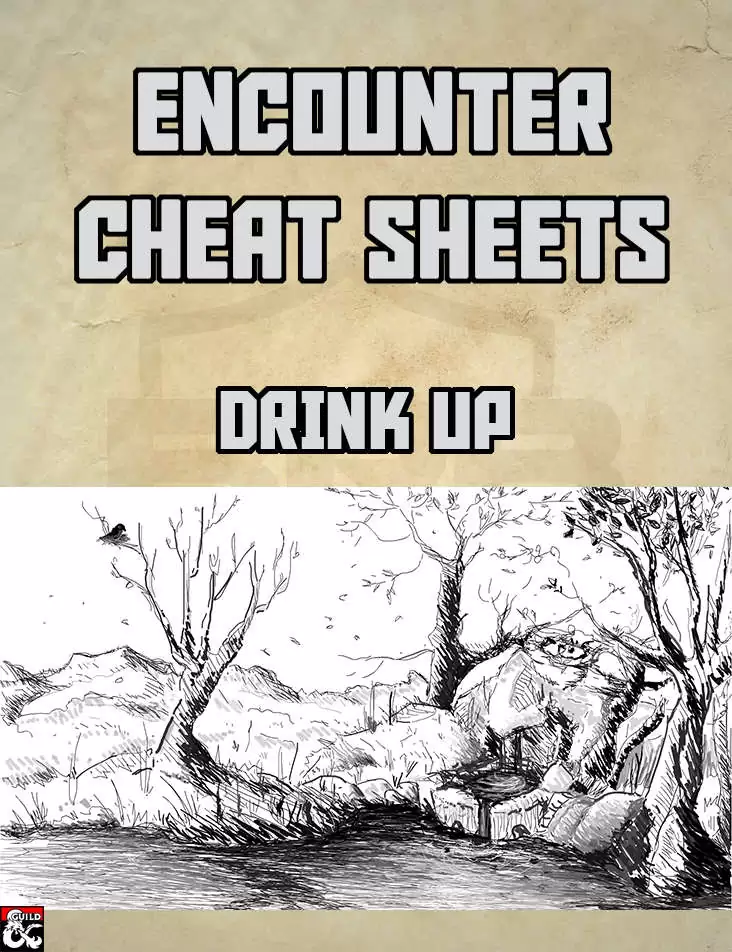 Drink Up: An Encounter Cheat Sheet - Dungeon Masters Guild | DriveThruRPG