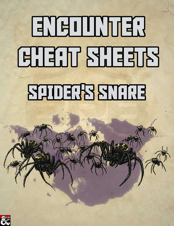 Spider's Snare: An Encounter Cheat Sheet - Dungeon Masters Guild ...