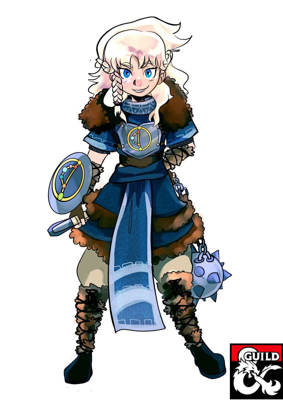 Faith, the Human Cleric (Pregenerated Character Sheet for D&D 5e ...