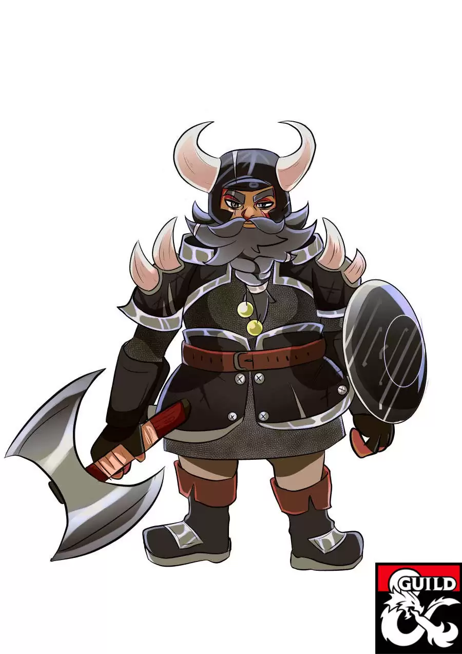 Fargrim, the Dwarf Fighter (Pregenerated Character Sheet for D&D 5e ...