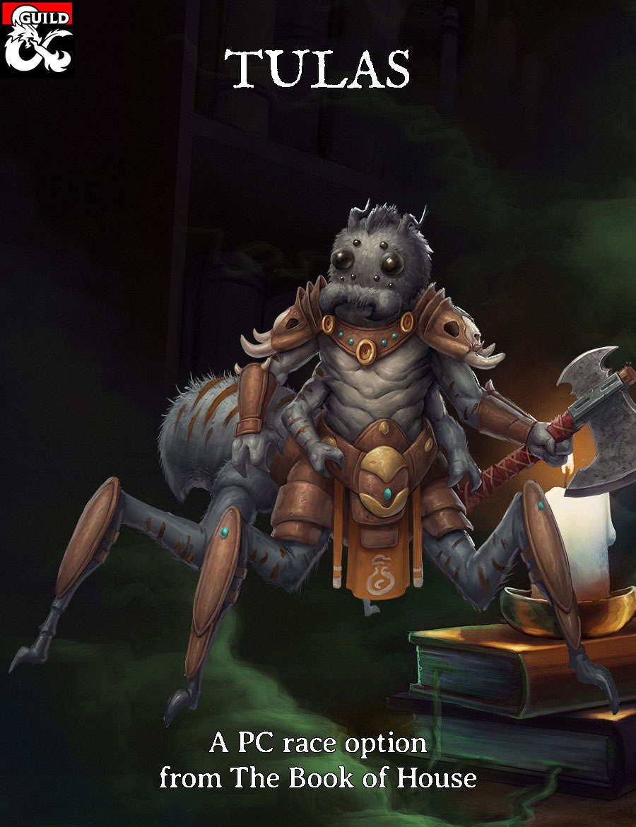 Tulas (Playable Spider Race) - Dungeon Masters Guild | DriveThruRPG