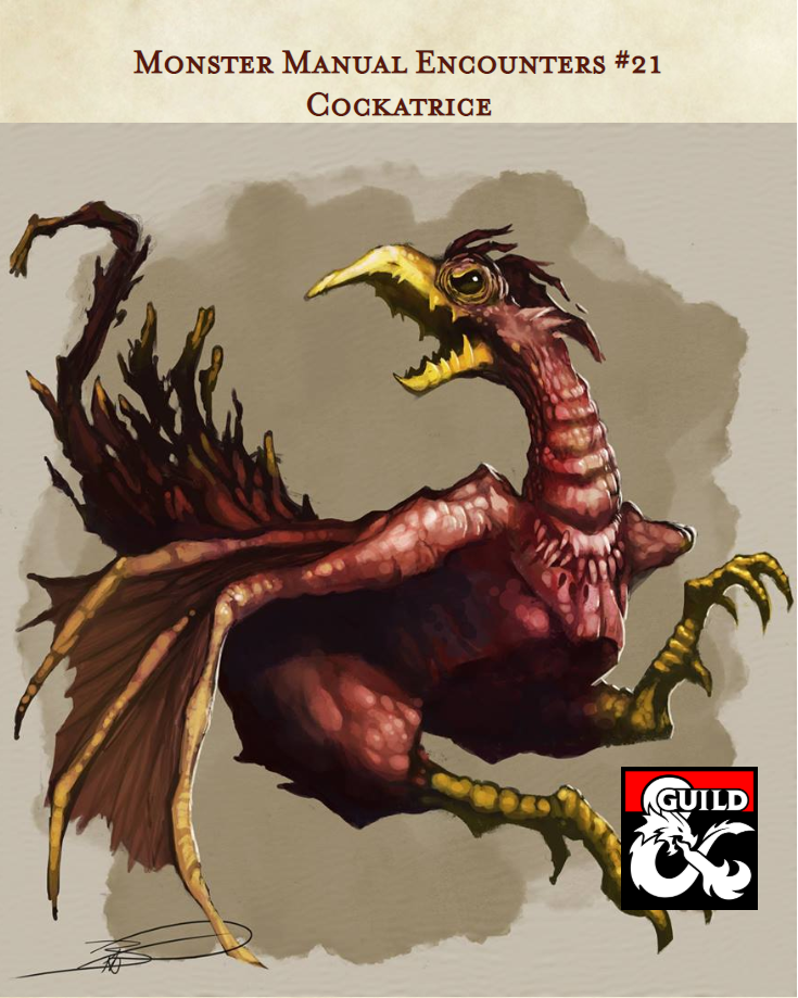 Cockatrice Dungeons And Dragons