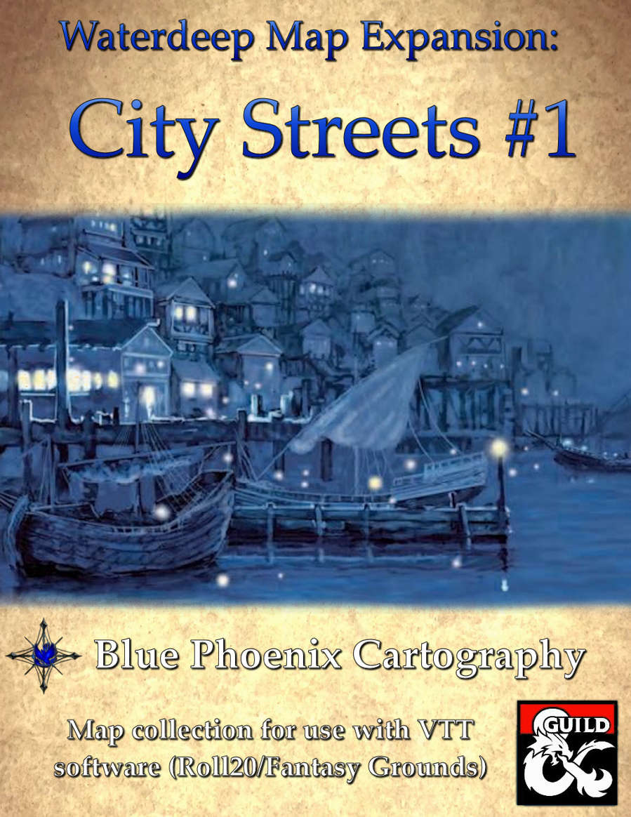 Waterdeep City Streets Pack#1 - Dungeon Masters Guild | DriveThruRPG