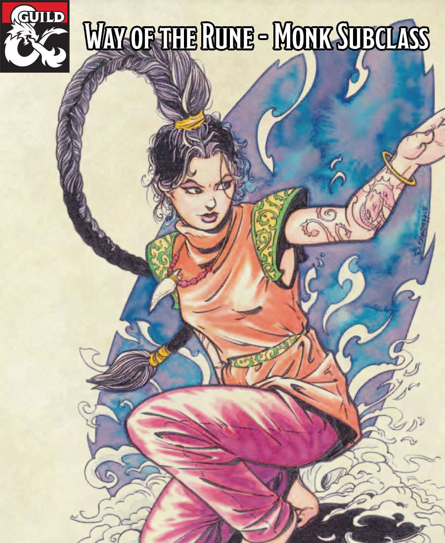 Way of the Rune | Monk Subclass - Dungeon Masters Guild | DriveThruRPG
