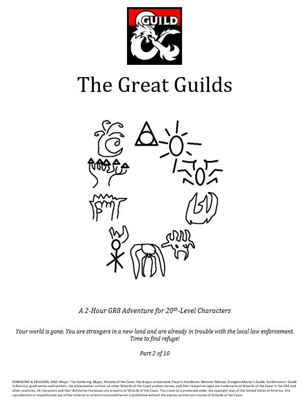 TGA-GMG-02 The Great Guilds - Dungeon Masters Guild | DriveThruRPG