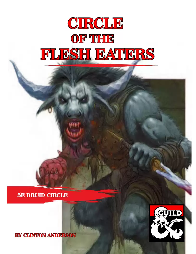 Druid Circle of the Flesh Eaters - Dungeon Masters Guild | DriveThruRPG