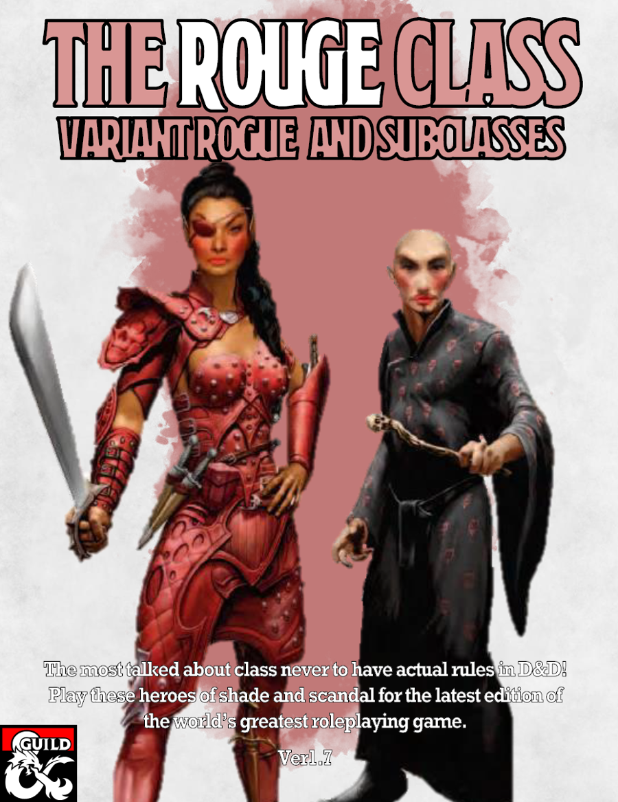 The Rouge: Rogue Class Variant and Subclasses - Dungeon Masters Guild ...