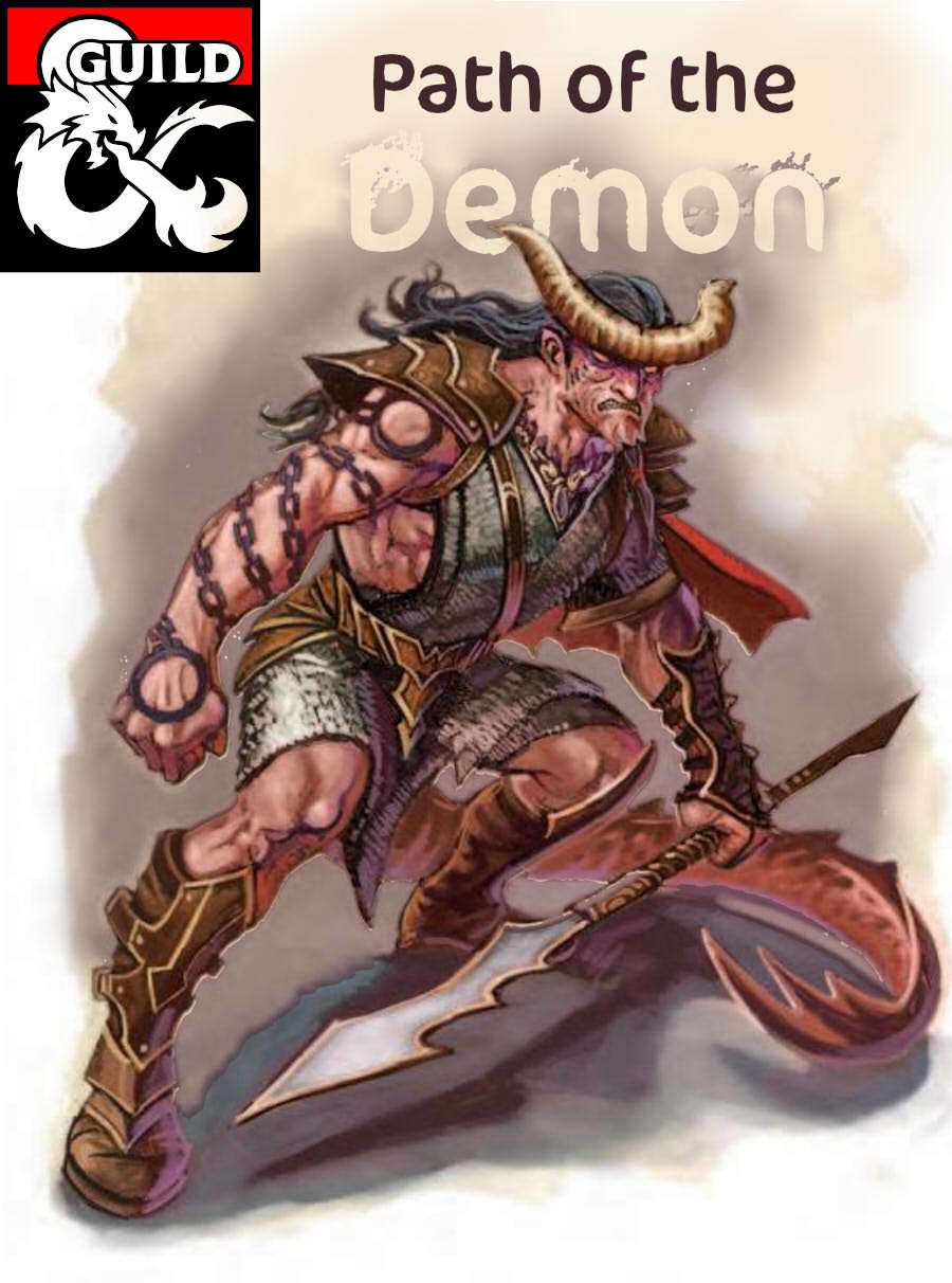 Path of the Demon (D&D 5e barbarian subclass) - Dungeon Masters Guild ...