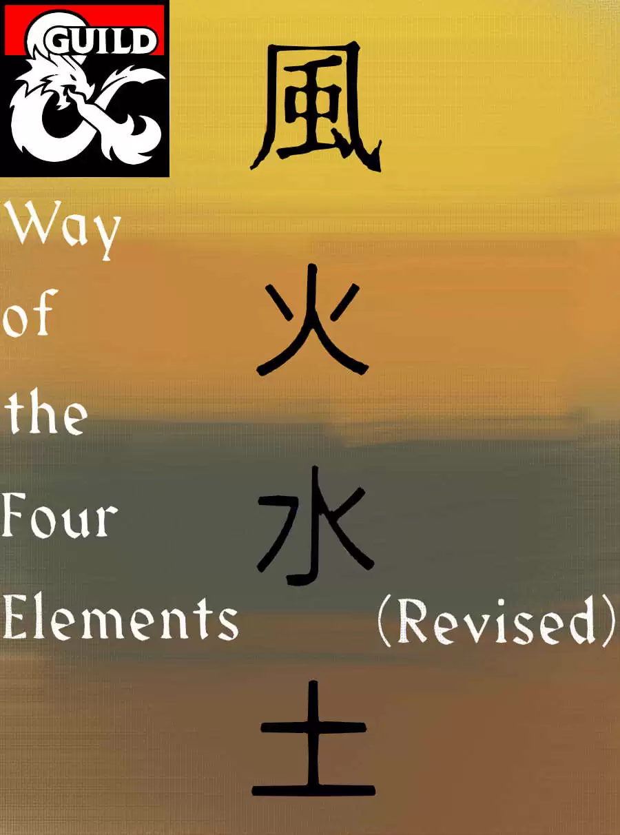 Way of the Four Elements (Revised D&D 5e Monk Subclass) - Dungeon ...