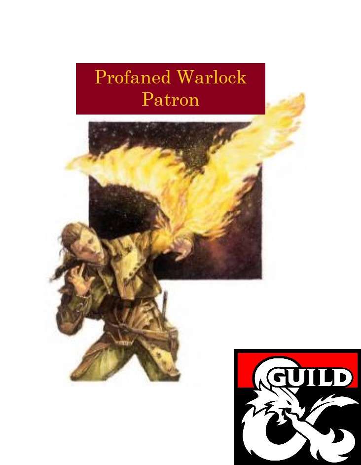Profaned Warlock Patron (5e) - Dungeon Masters Guild | DriveThruRPG