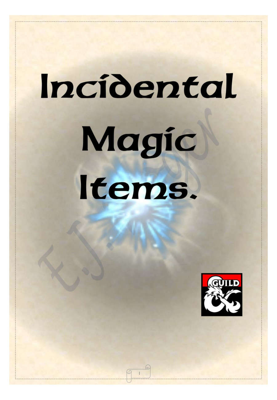 Incidental Magic Items - Dungeon Masters Guild | DriveThruRPG