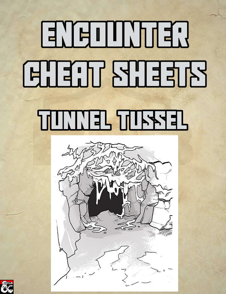 Tunnel Tussle: An Encounter Cheat Sheet - Dungeon Masters Guild ...
