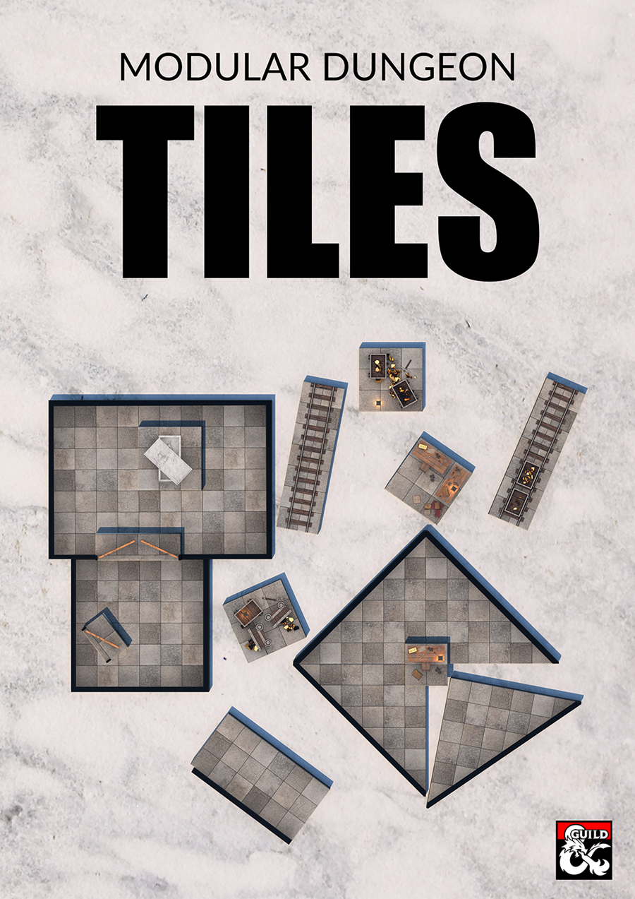 Battle map - Modular Dungeon Tiles - Dungeon Masters Guild | DriveThruRPG