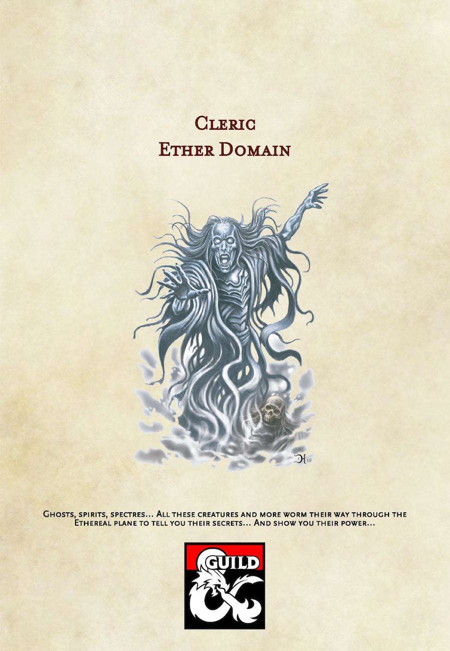 5th Edition Cleric Subclass: Ether Domain - Dungeon Masters Guild ...