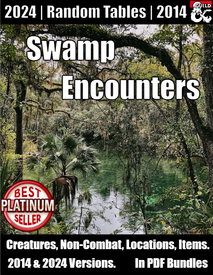 Swamp Encounters - Random Encounter Tables (2014 & 2024) - Dungeon ...