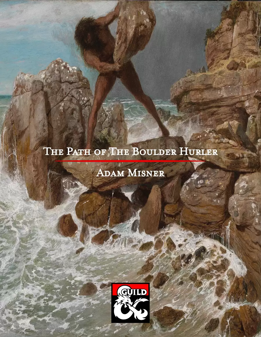 The Path of The Boulder Hurler - Dungeon Masters Guild | DriveThruRPG