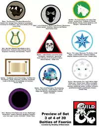 art 009 - Symbols for Deities of Faerun : 10 deity icons - Dungeon ...