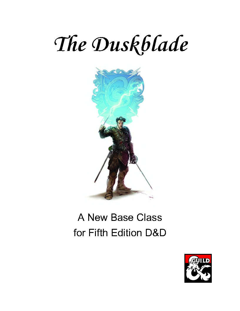 The Duskblade - Base Class - Dungeon Masters Guild | DriveThruRPG