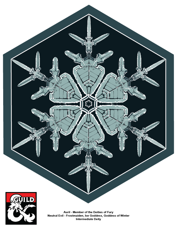 art 012 - Icon for Auril : Deity of Faerun - Dungeon Masters Guild ...