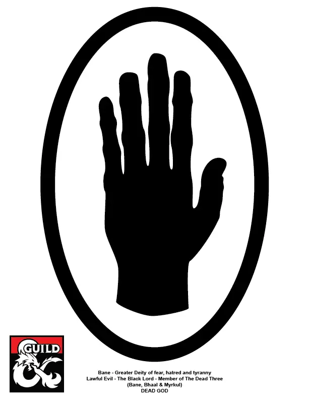 art 014 - Icon for Bane : Deity of Faerun - Dungeon Masters Guild ...