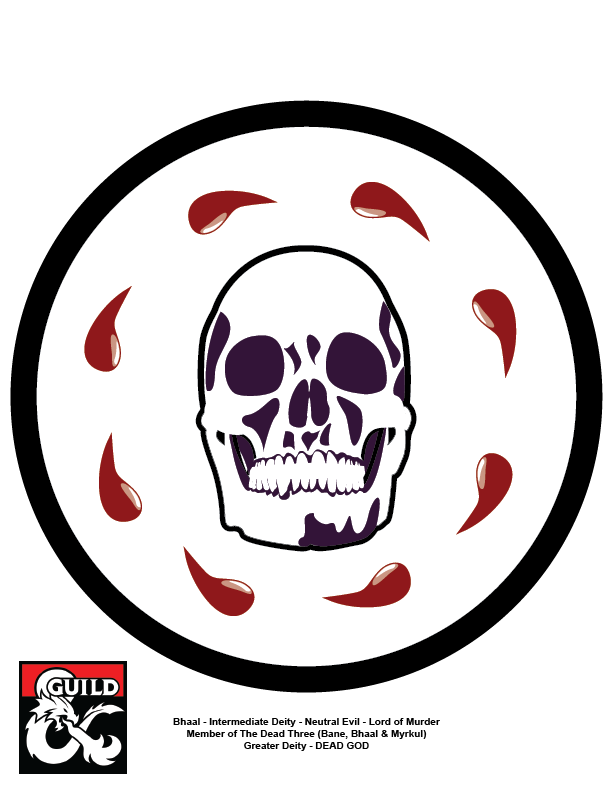 art 016 - Icon for Bhaal : Deity of Faerun - Dungeon Masters Guild ...