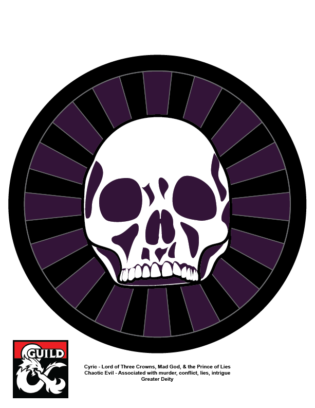 art 018 - Icon for Cyric : Deity of Faerun - Dungeon Masters Guild ...