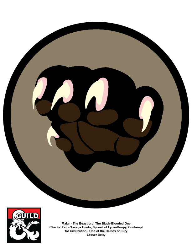 art 029 - Icon for Malar : Deity of Faerun - Dungeon Masters Guild ...