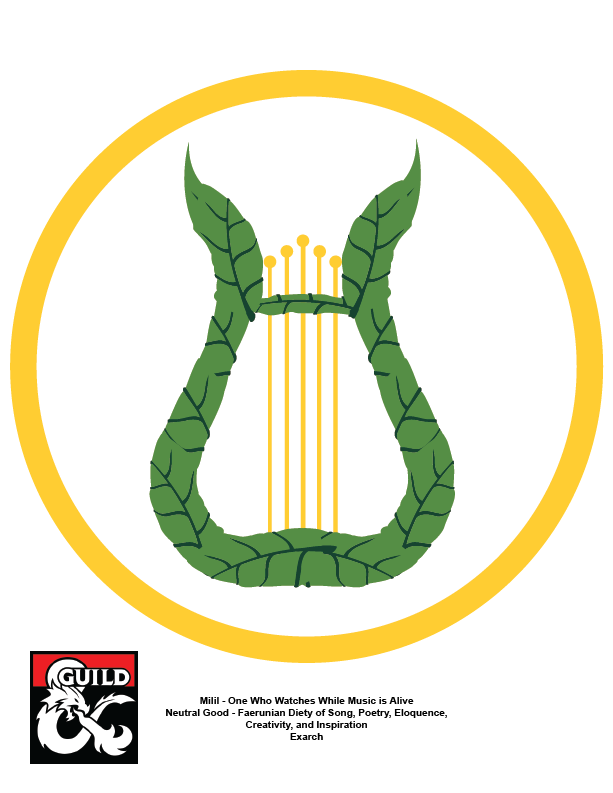 art 032 - Icon for Milil : Deity of Faerun - Dungeon Masters Guild ...