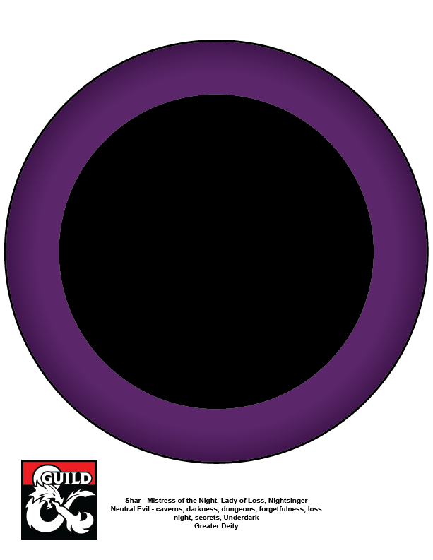 art 038 - Icon for Shar : Deity of Faerun - Dungeon Masters Guild ...