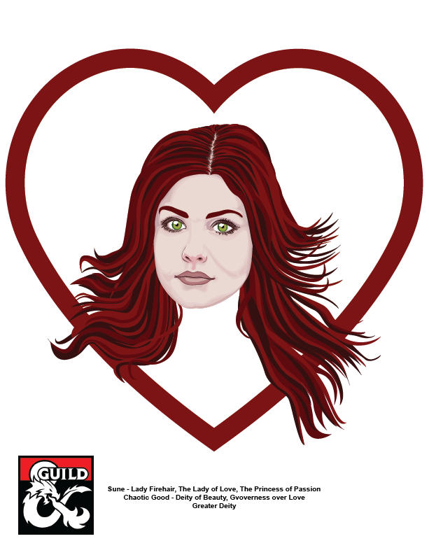 art 040 - Icon for Sune : Deity of Faerun - Dungeon Masters Guild ...