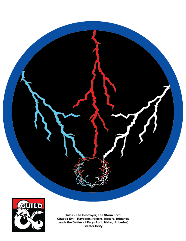 art 042 - Icon for Talos : Deity of Faerun - Dungeon Masters Guild ...