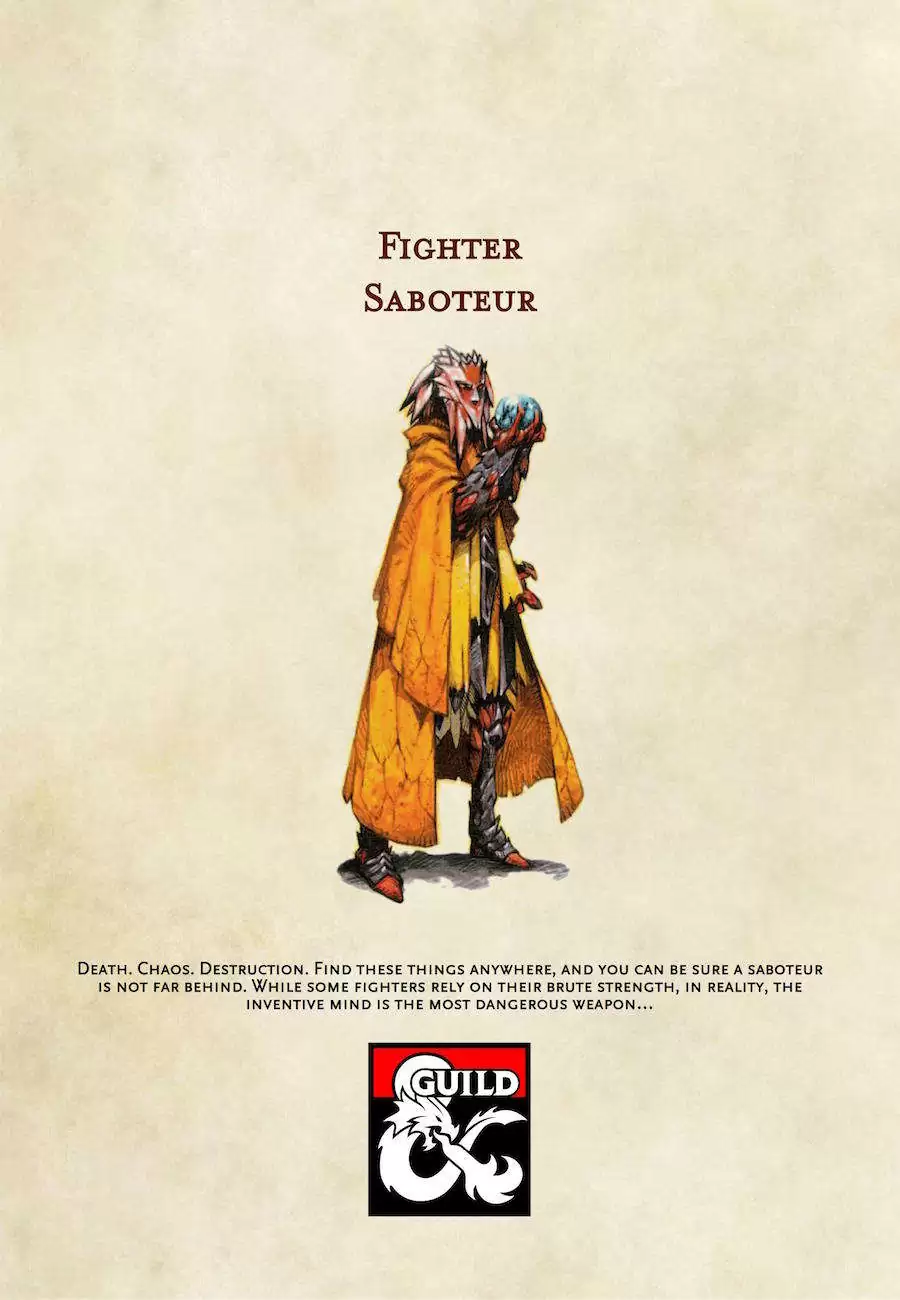 5th Edition Fighter Subclass: Saboteur - Dungeon Masters Guild ...