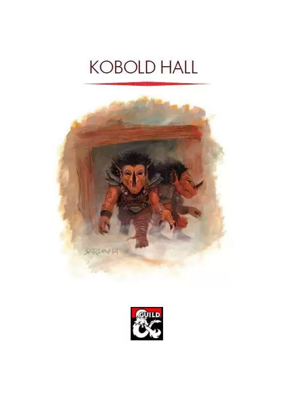 Kobold Hall (5e) - Dungeon Masters Guild | DriveThruRPG