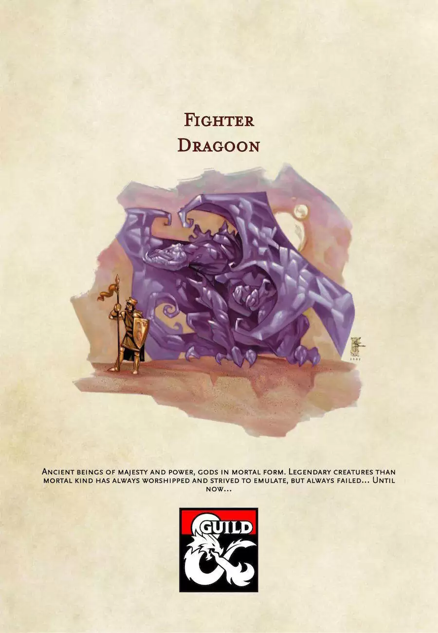 5th Edition Fighter Subclass: Dragoon - Dungeon Masters Guild ...