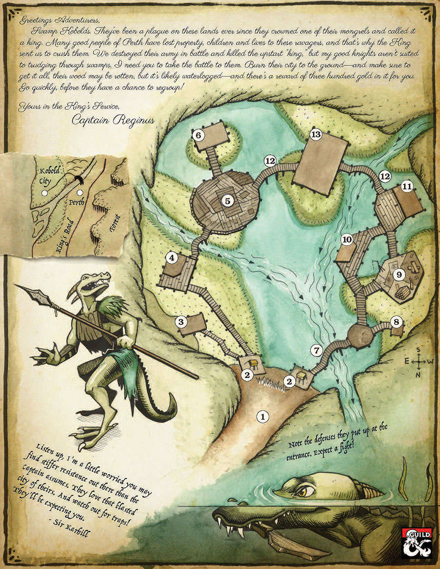 City of the Swamp Kobolds - Dungeon Masters Guild | DriveThruRPG