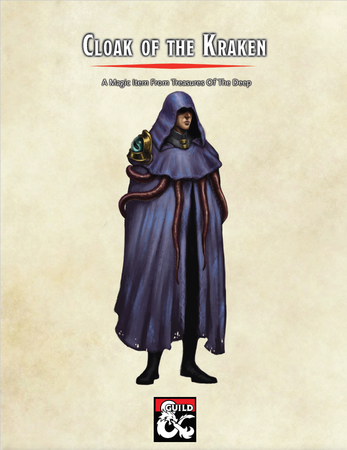 Cloak of the Kraken - Dungeon Masters Guild | DriveThruRPG