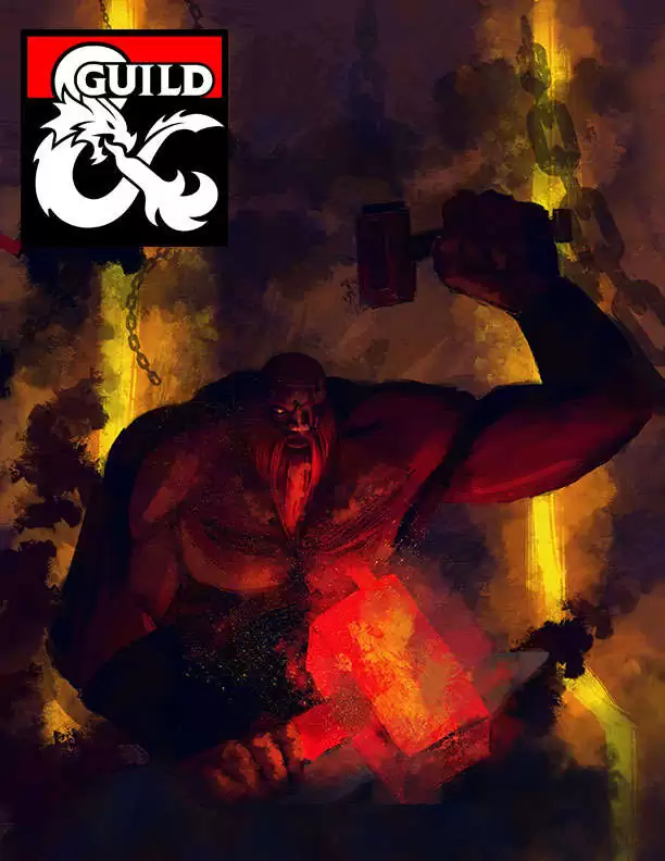 Fire Giant Blacksmith Art - Dungeon Masters Guild | DriveThruRPG