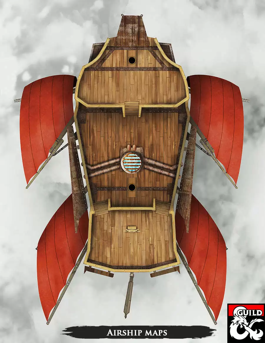 Airship - Realistic Maps - Dungeon Masters Guild | DriveThruRPG