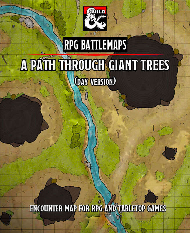 A Path through Giant Trees (Day) - Dungeon Masters Guild | DriveThruRPG