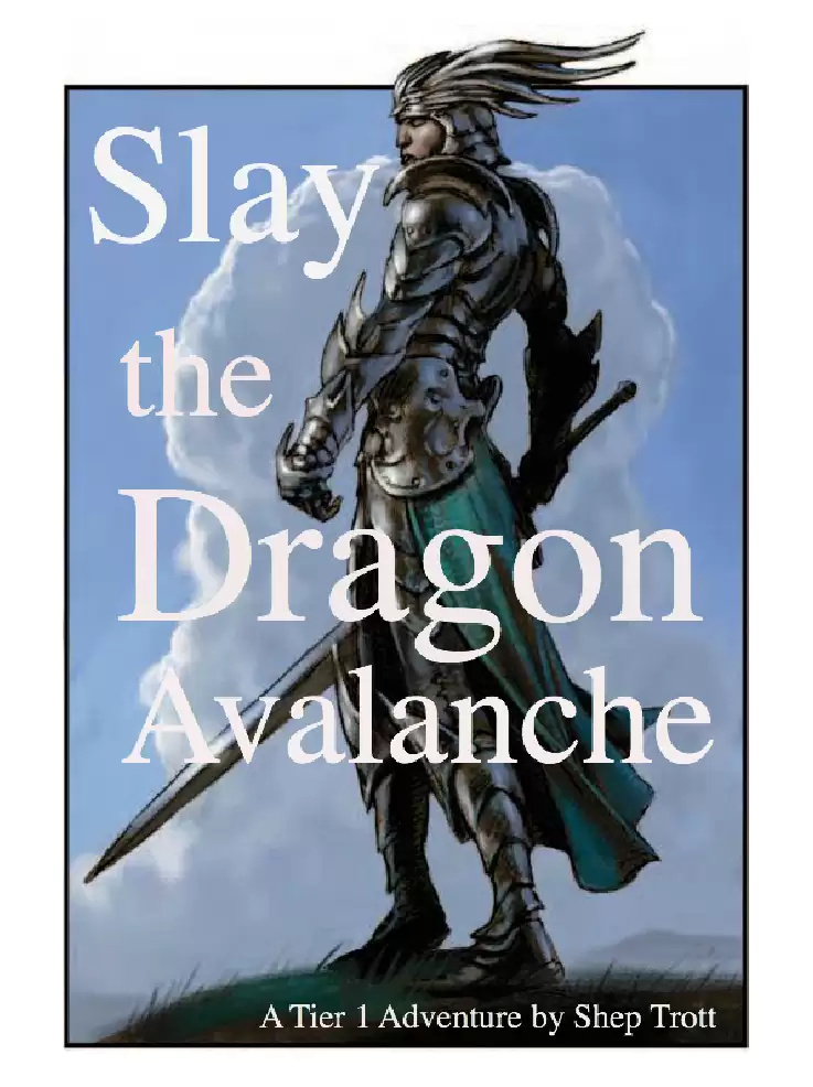Slay the Dragon Avalanche - Dungeon Masters Guild | DriveThruRPG