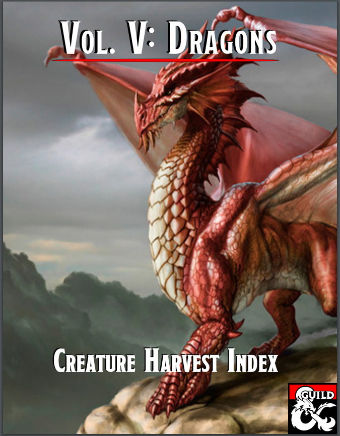 Creature Harvest Index - Dragons - Dungeon Masters Guild | DriveThruRPG