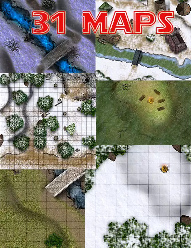 31 Maps - Dungeon Masters Guild | DriveThruRPG
