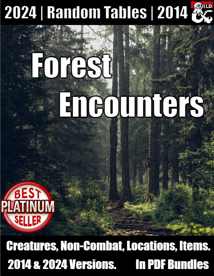 Forest Encounters - Random Encounter Tables (2014 & 2024) - Dungeon ...