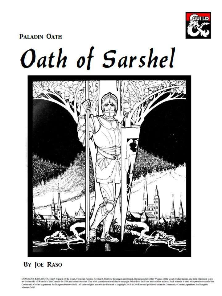 Paladin Archetype - Oath of Sarshel - Dungeon Masters Guild | DriveThruRPG